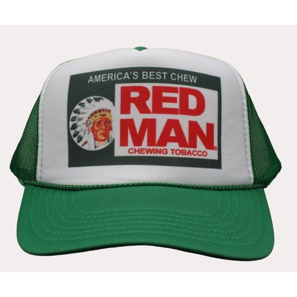 Accessories | Red Man Hat Tobacco Trucker Hat Baseball Cap Mesh Redman ...